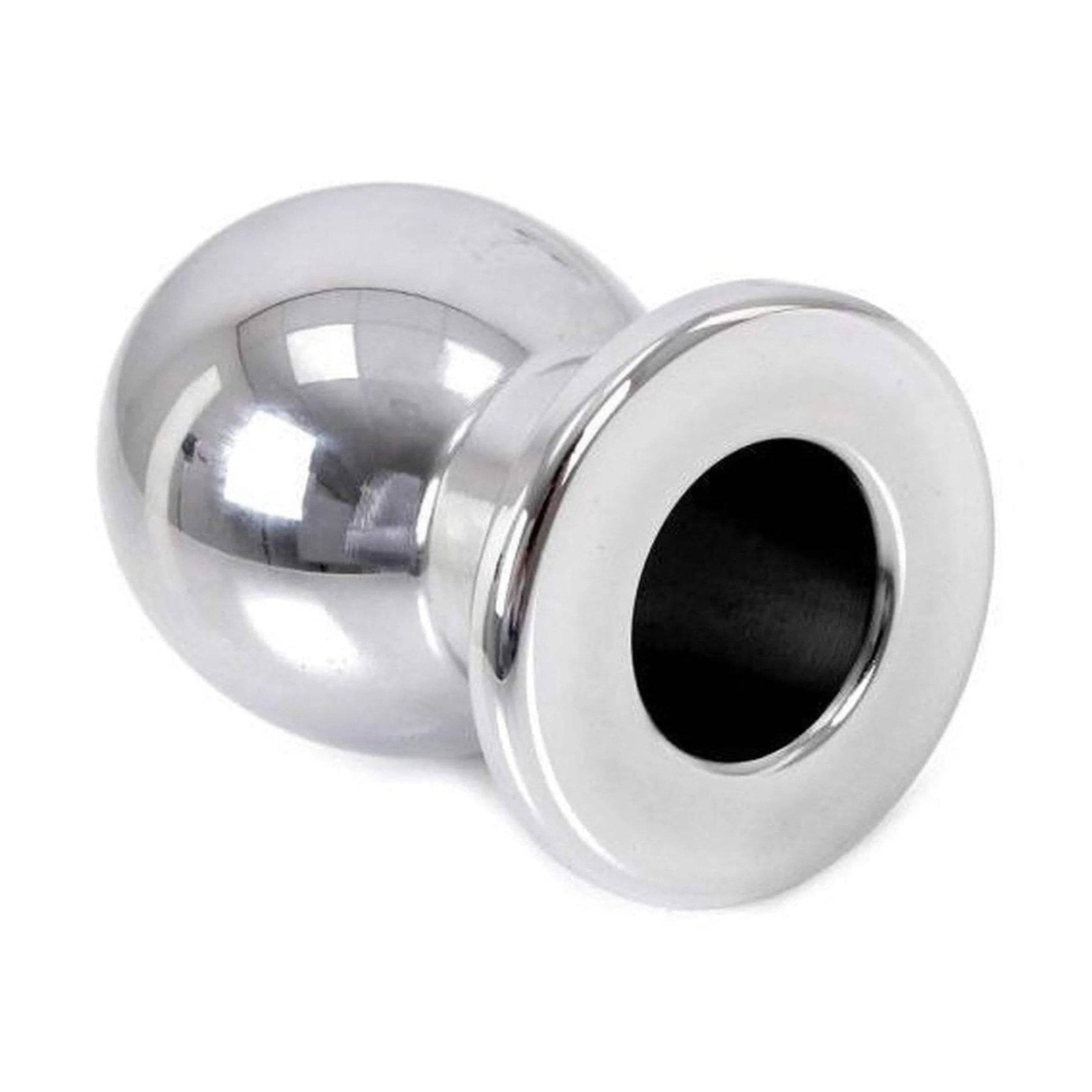 Tunnel Butt Blug - Metal anal plug with tunnel – GoEstasy